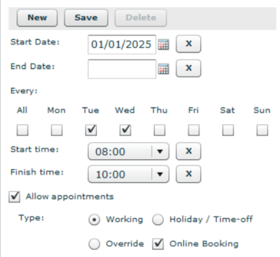 Online booking system | DentalPlus Documentation*