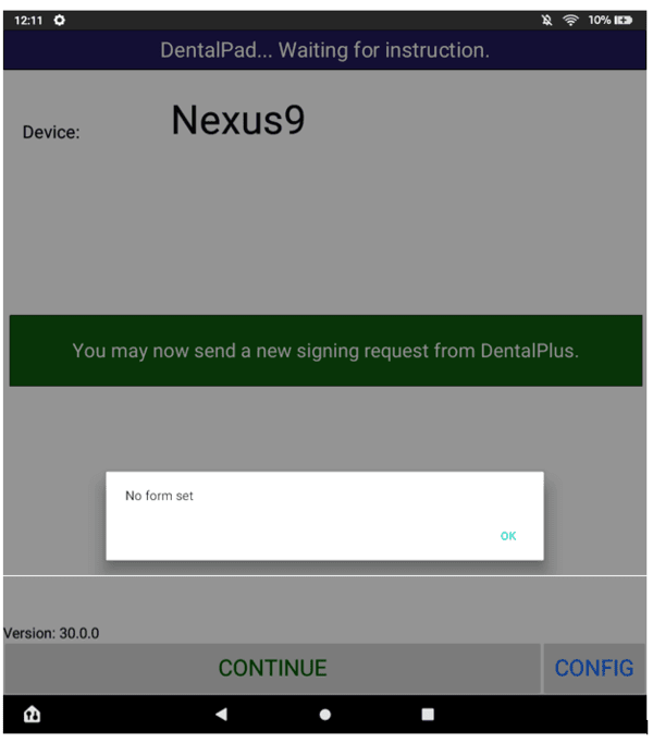 Tablet and Remote forms | DentalPlus Documentation*
